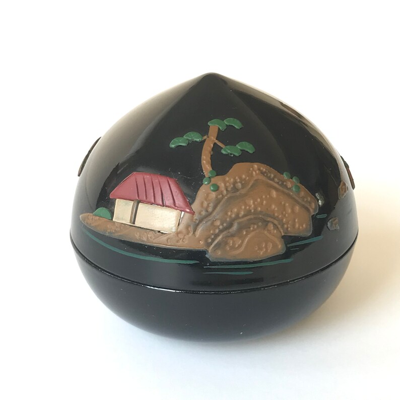 Vintage Kogo Japanese Incense Container Fine Art Ceramics Art ...