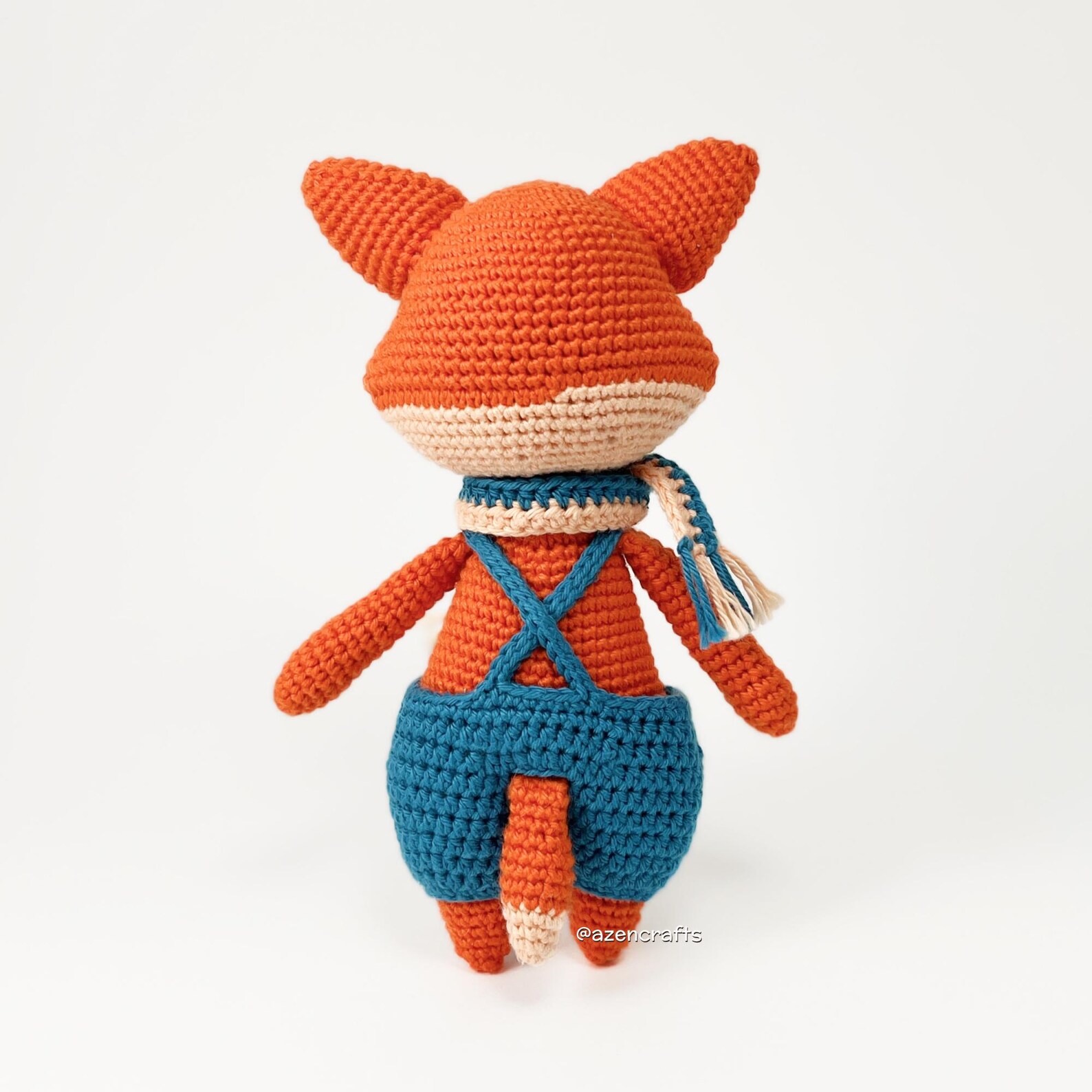 Finn the Fox, NO-SEW Amigurumi Crochet Pattern by Azencrafts ...