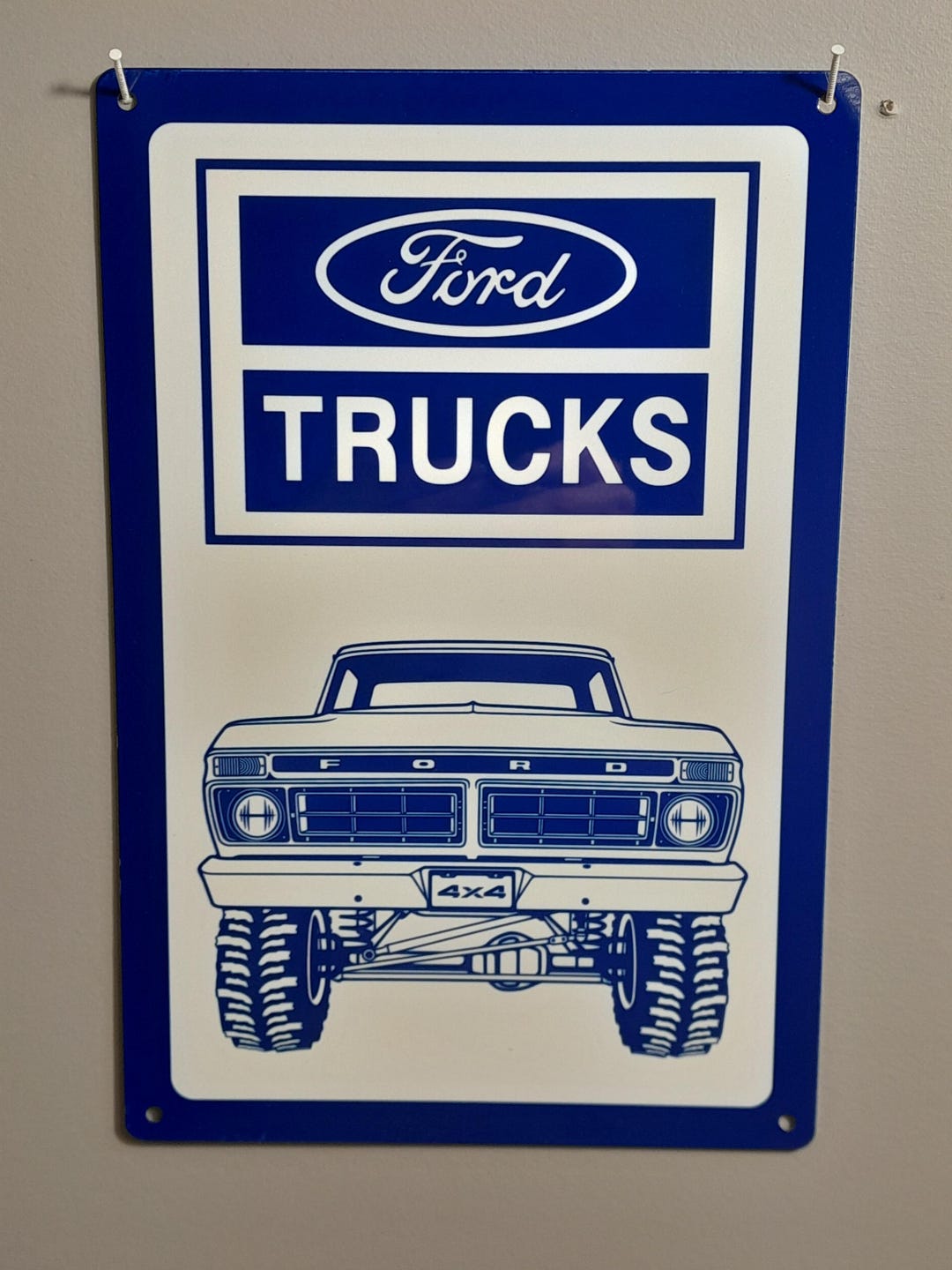 Ford Truck Sign. 0.025 Inch Thick Aluminum, 8"×12" - Etsy