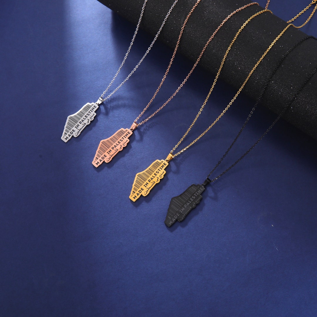 Palestine made in Palestine Necklace Chain Pendant - Etsy