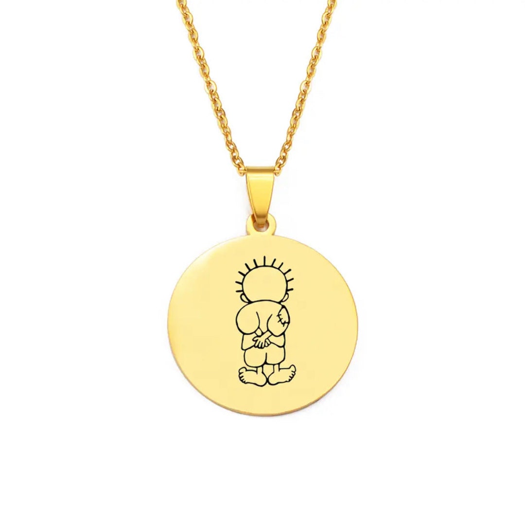 Palestine Handala Coin Necklace Chain Pendant - Etsy