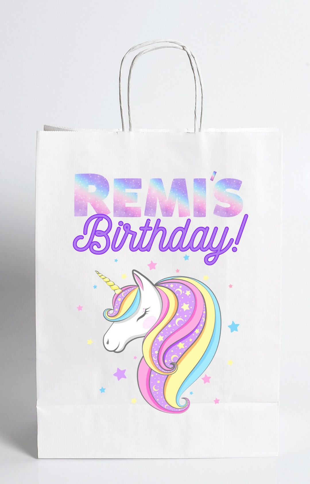 Kids Birthday Goodie Bag, Kids Birthday Bag, Personalized Goodie Bag ...