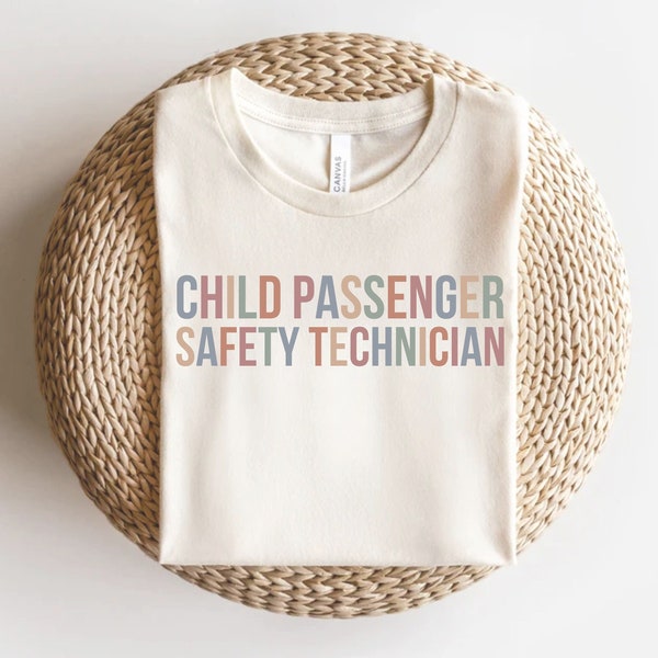 Child Passenger Safety Tech Shirt - Etsy