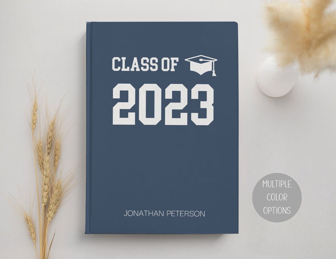 Graduation Book Wishes for the Graduate, Personalized Graduation Gift ...