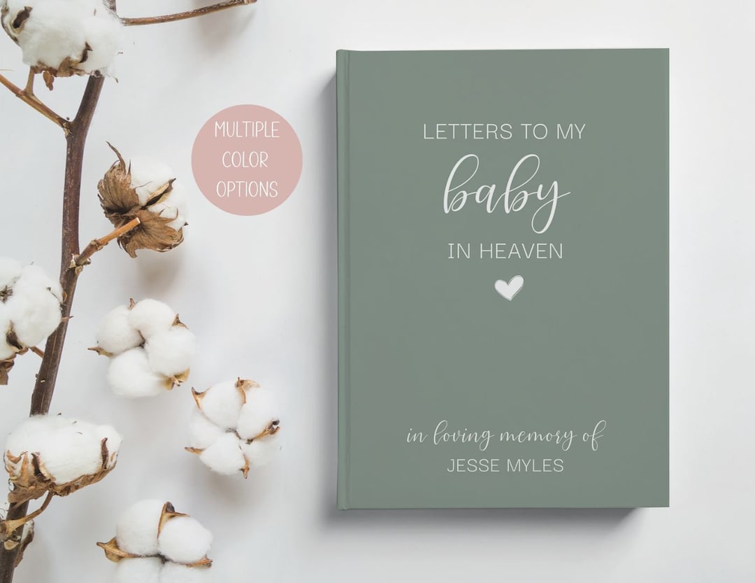 Letters to My Baby in Heaven Grief Journal, Miscarriage Gift - Etsy