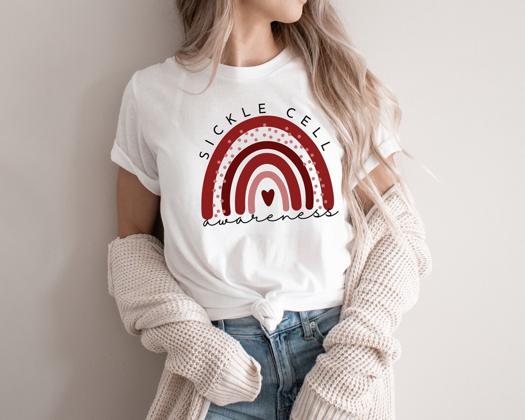 Sickle Cell Awareness Shirt Sickle Cell Support T Shirt - Etsy