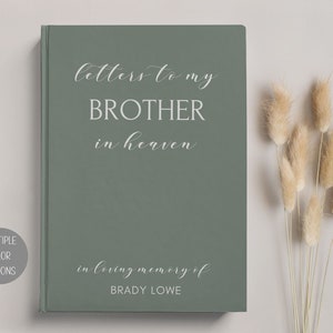Letters to My Brother in Heaven Brother Memorial Journal - Etsy