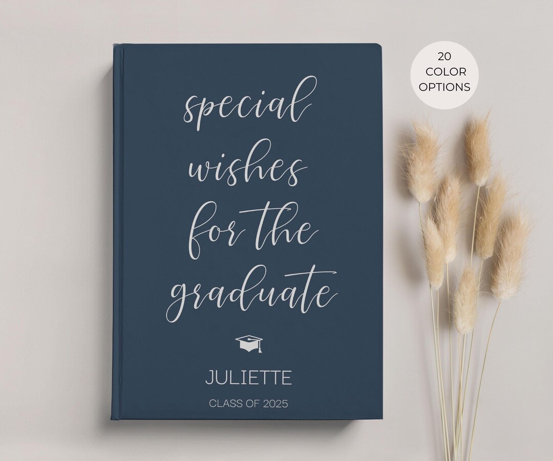 2025 Graduation Guest Book: Hardcover Memory Album - Etsy