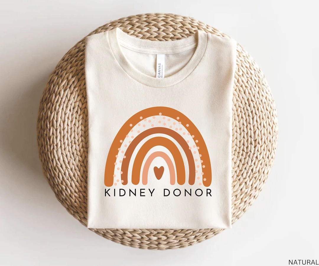Kidney Donor Rainbow Shirt: Organ Donation Awareness Gift - Etsy