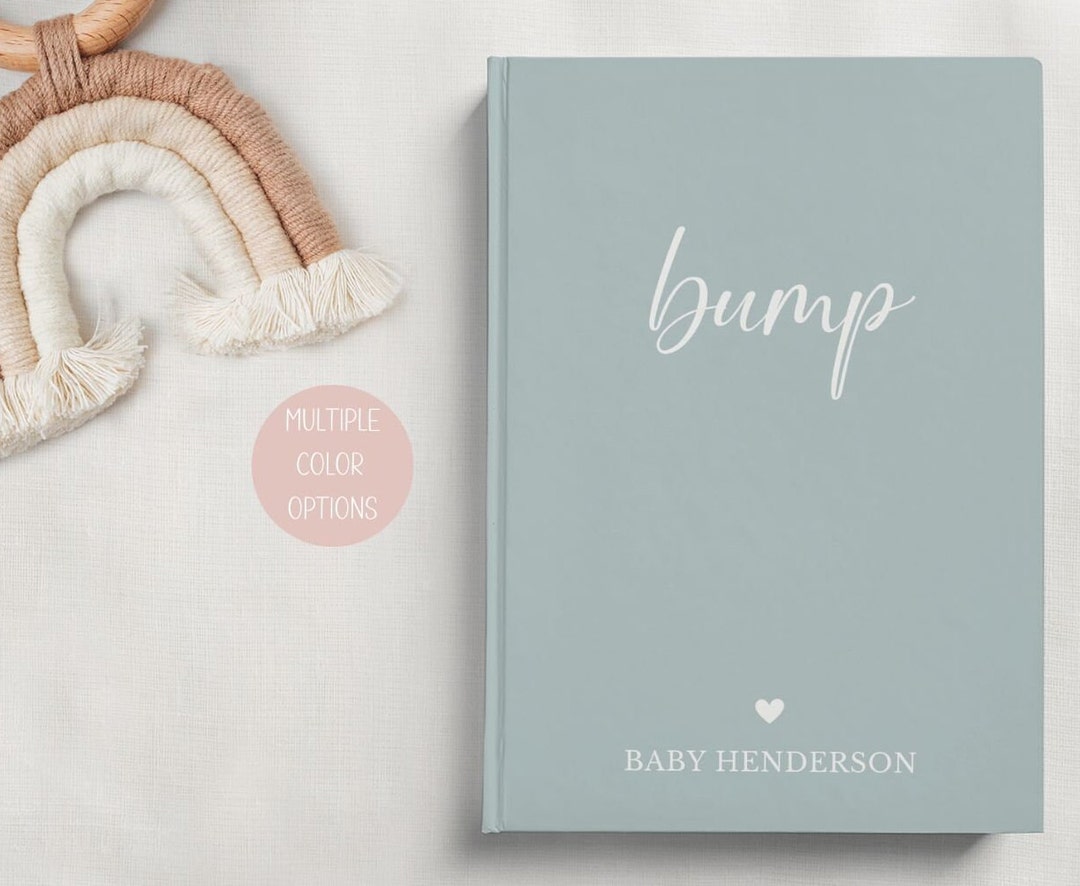 Pregnancy Journal, Personalized Baby Bump Journal, Pregnancy Gift ...