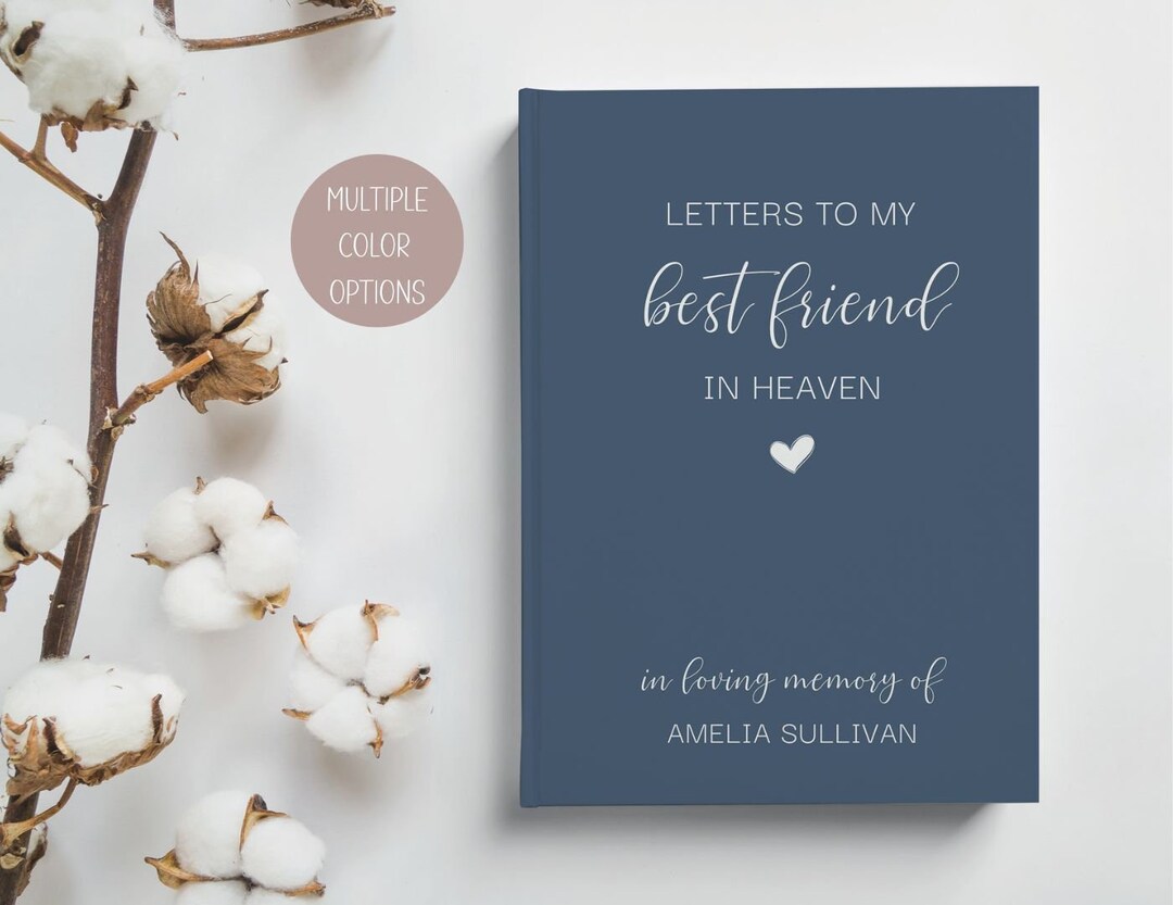 Letters to My Best Friend Grief Journal, Loss of Friend Gift, Friend ...