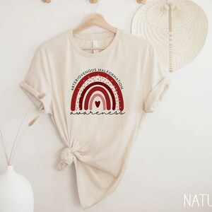 AVM Awareness Shirt, AVM T Shirt, Wear Red for AVM, Arteriovenous ...