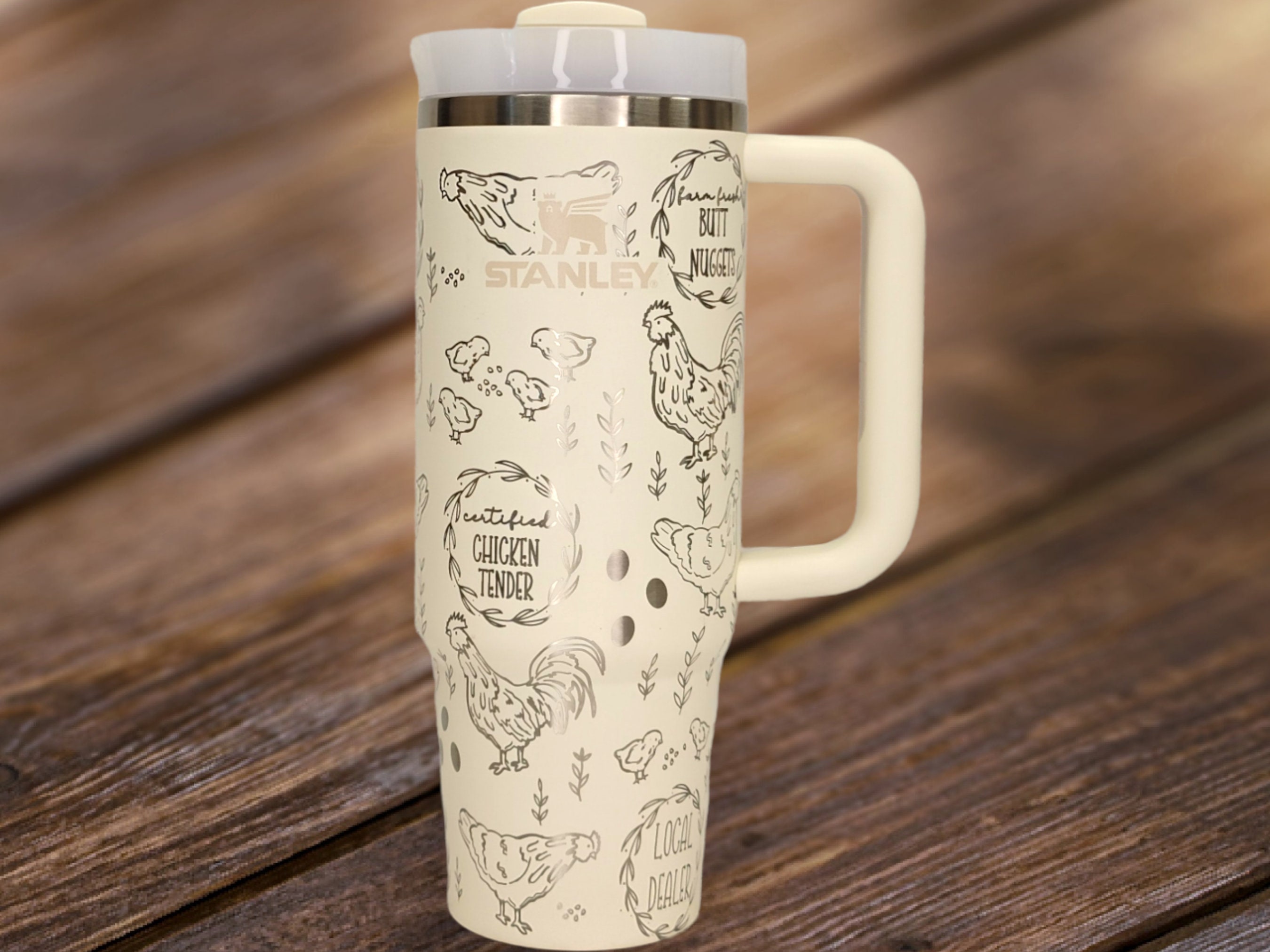 Chicken Stanley Quencher Tumbler Funny Chicken Full Wrap - Etsy