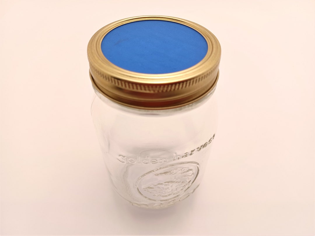Mason Jar Colored Lids 3-pack 3D Printed - Etsy