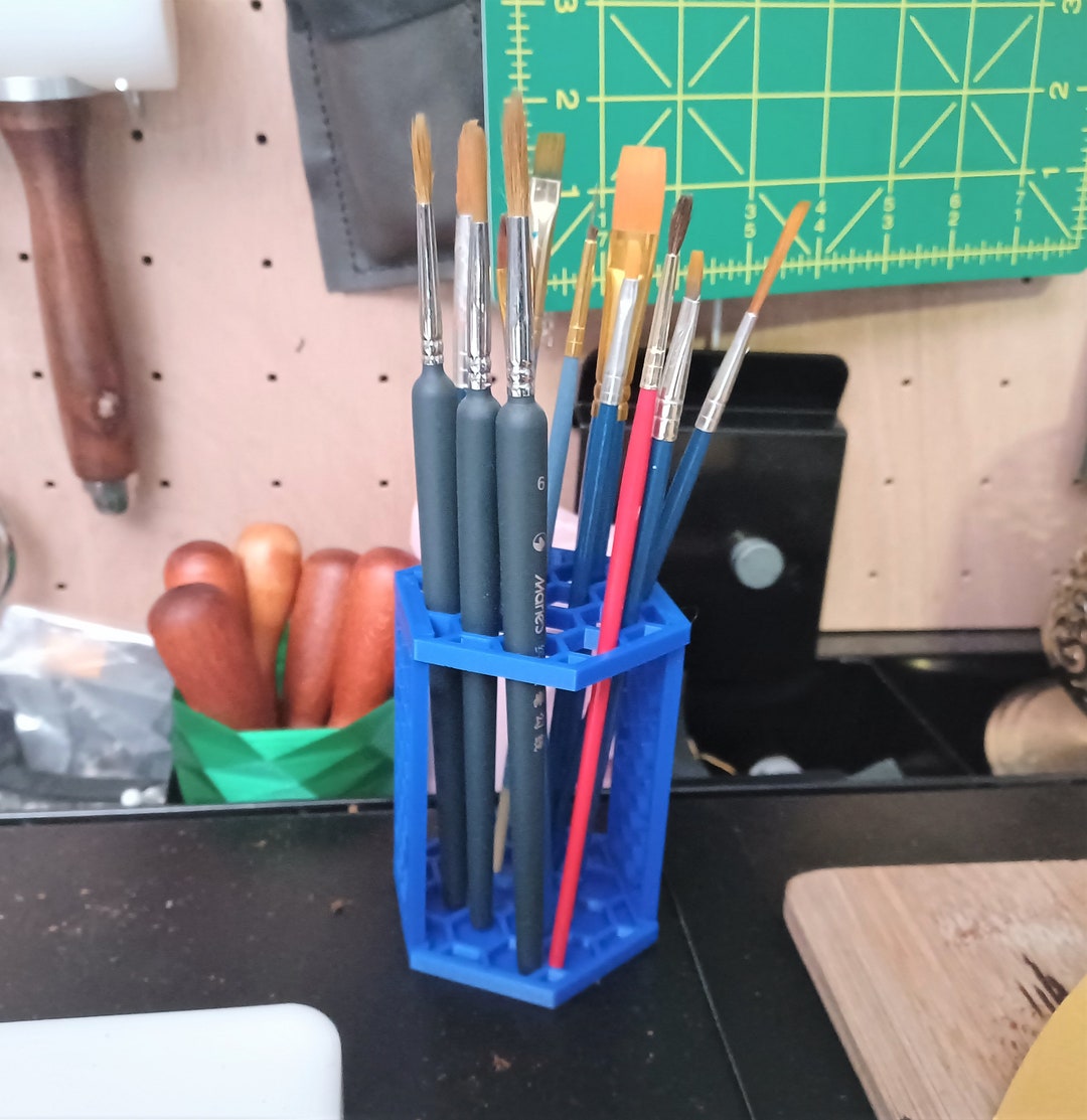 Paintbrush Holder 3d-printed - Etsy