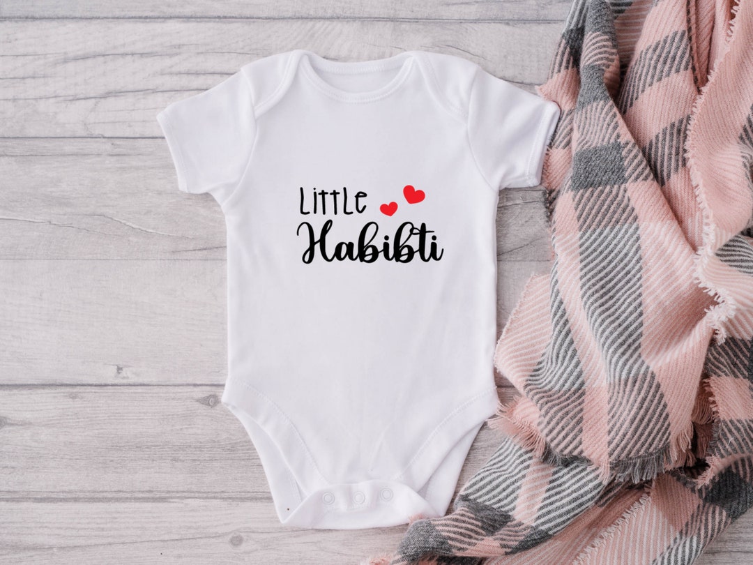 Little Habibti Onesie | Baby Onesie | Baby Bodysuit | Arabic Name ...