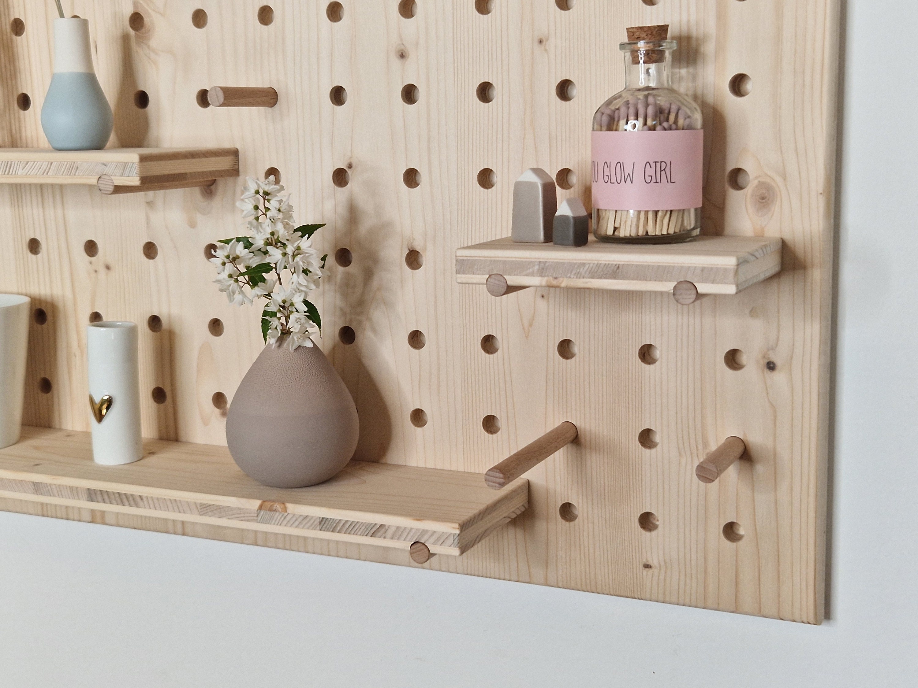 75 X 50 Cm Pegboard Pegboard Wooden Peg Board Pegboard - Etsy