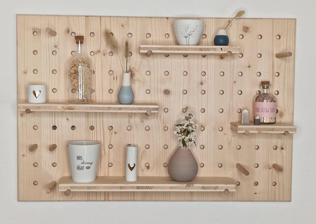 75 X 50 Cm Pegboard | Breadboard | Penboard | Wooden Peg Board | Peg ...