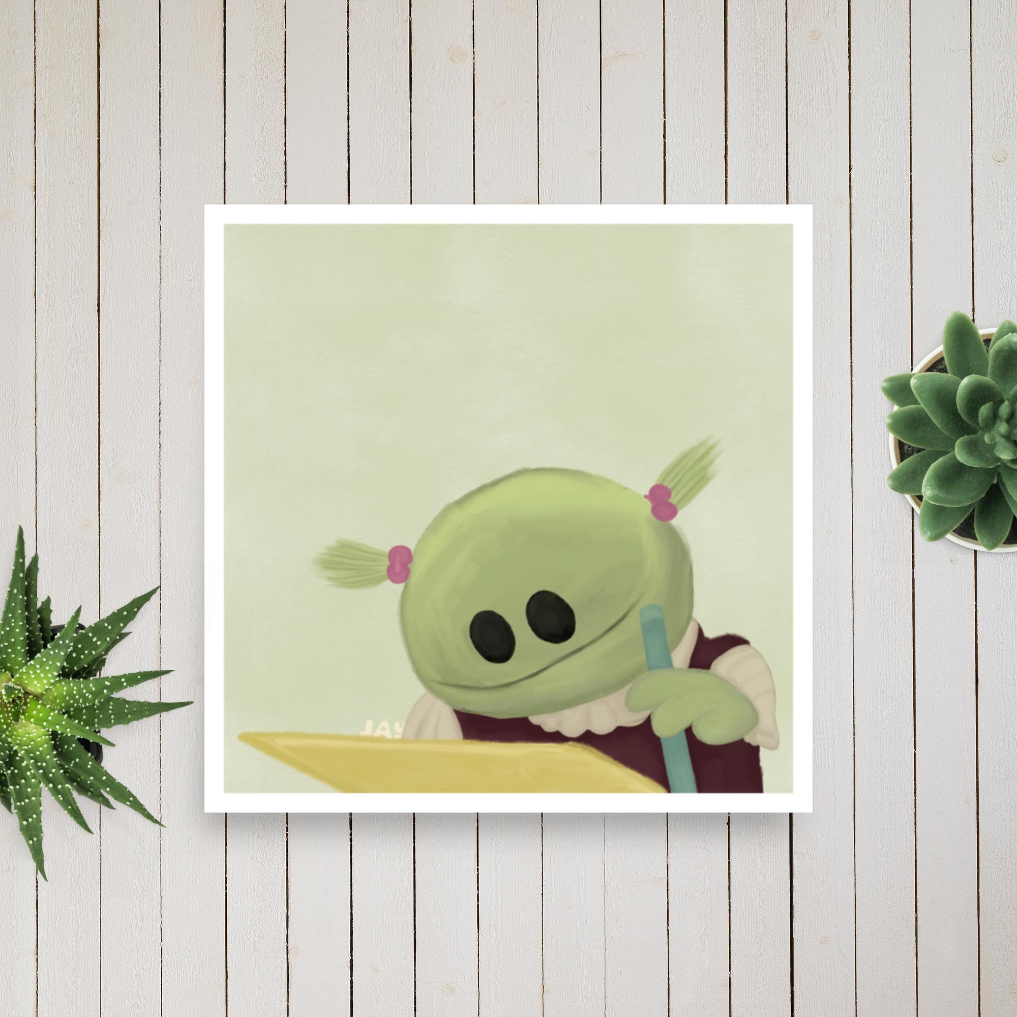 Nanalan Mona Print · Nanalan Poster · Square Print · Cute Print - Etsy