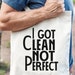 I Got Clean Not Perfect SVG Cricut Projects - Etsy