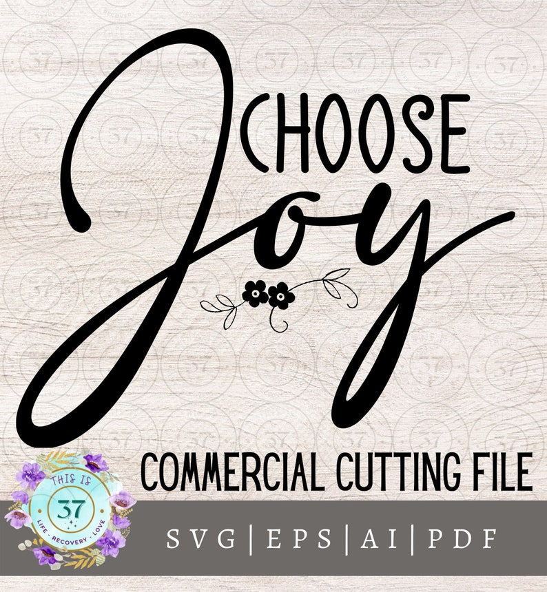 Choose Joy SVG File Cricut Project - Etsy