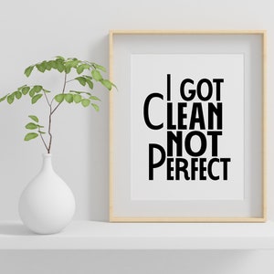 I Got Clean Not Perfect SVG Cricut Projects - Etsy