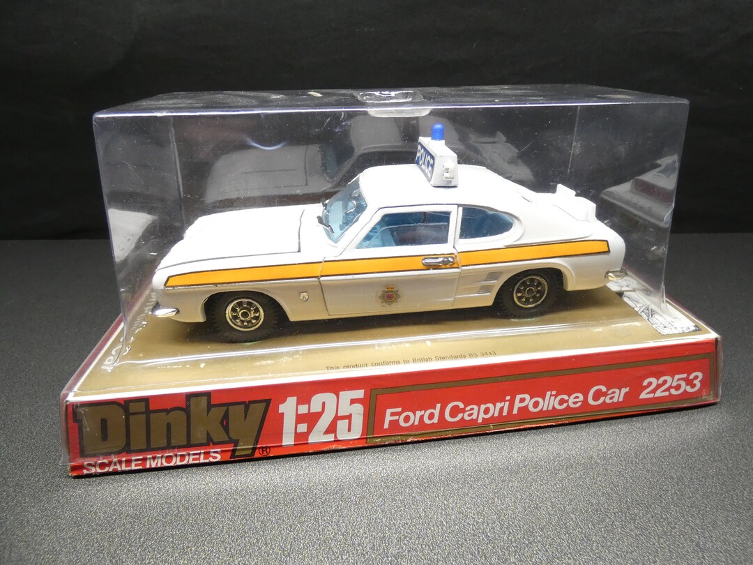 Vintage Dinky Ford Capri Police Car 1:25 2253 - Etsy