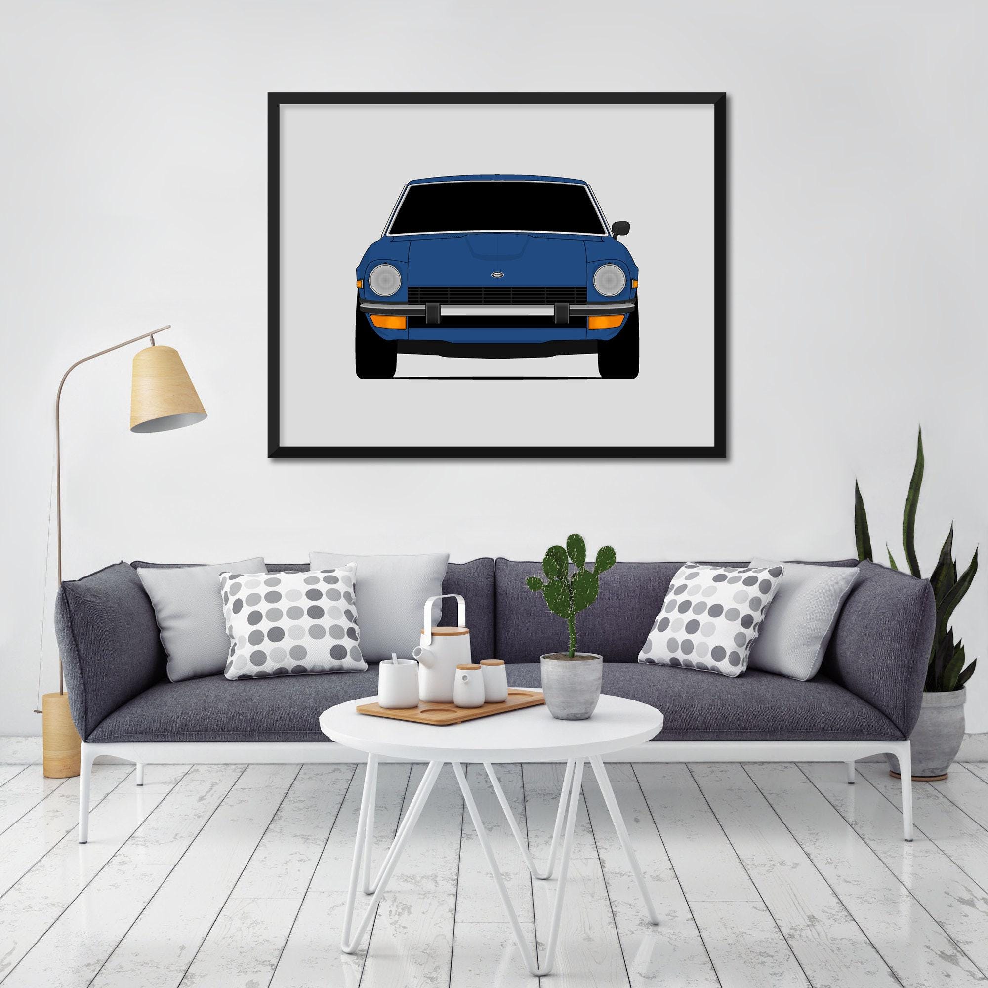 Datsun (nissan) 260Z 1974 Inspired Car Poster Print Wall Art Decor CX1 ...