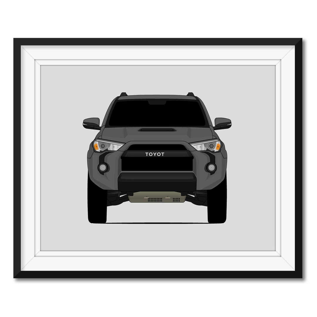 Toyota 4runner TRD (2014-present) 5th Generation Inspired Car Poster ...