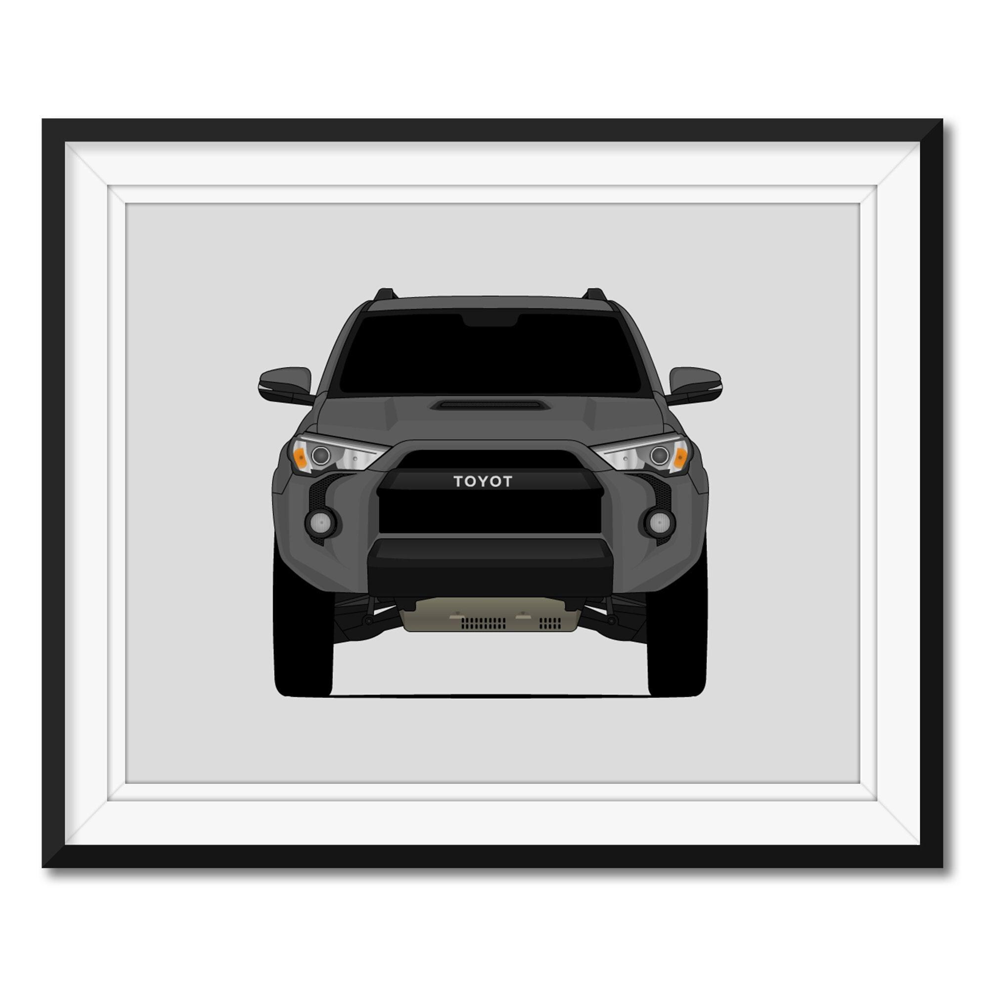 Toyota 4runner TRD (2014-present) 5th Generation Inspired Car Poster ...