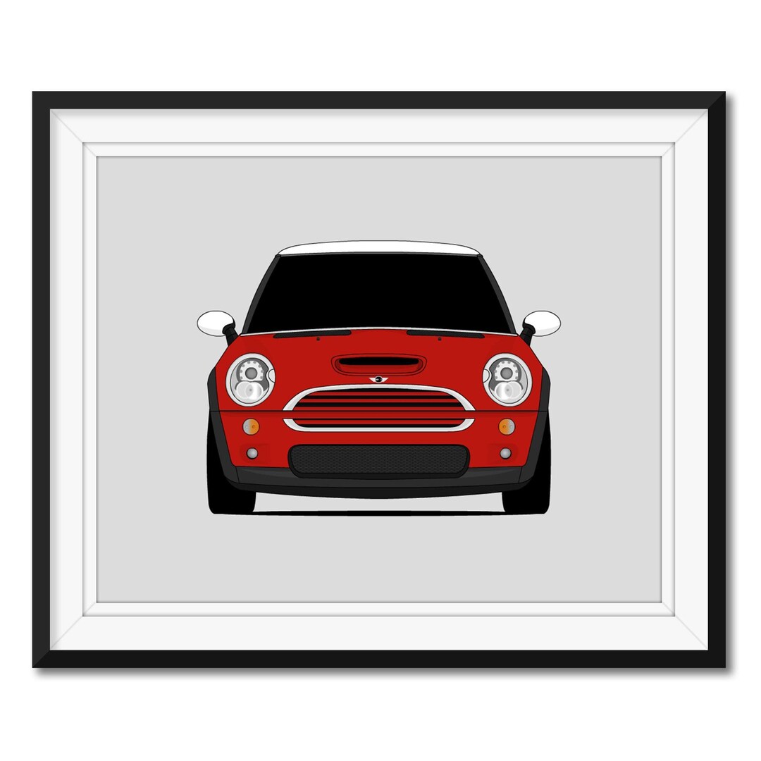 Mini Cooper S R53 (2000-2006) 1st Generation Inspired Car Poster Print ...