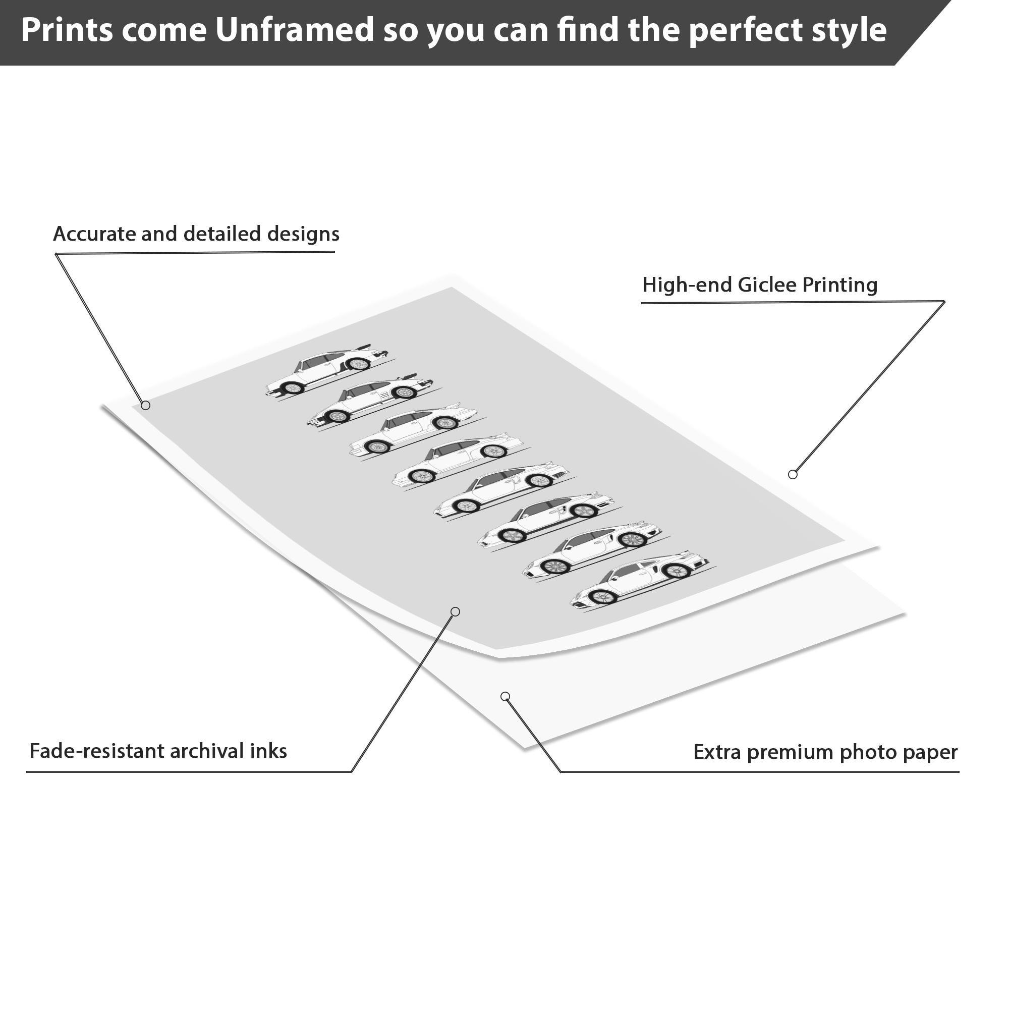 Chevy Tahoe Inspired Car Poster (side Profile) Print of the Chevy Tahoe ...