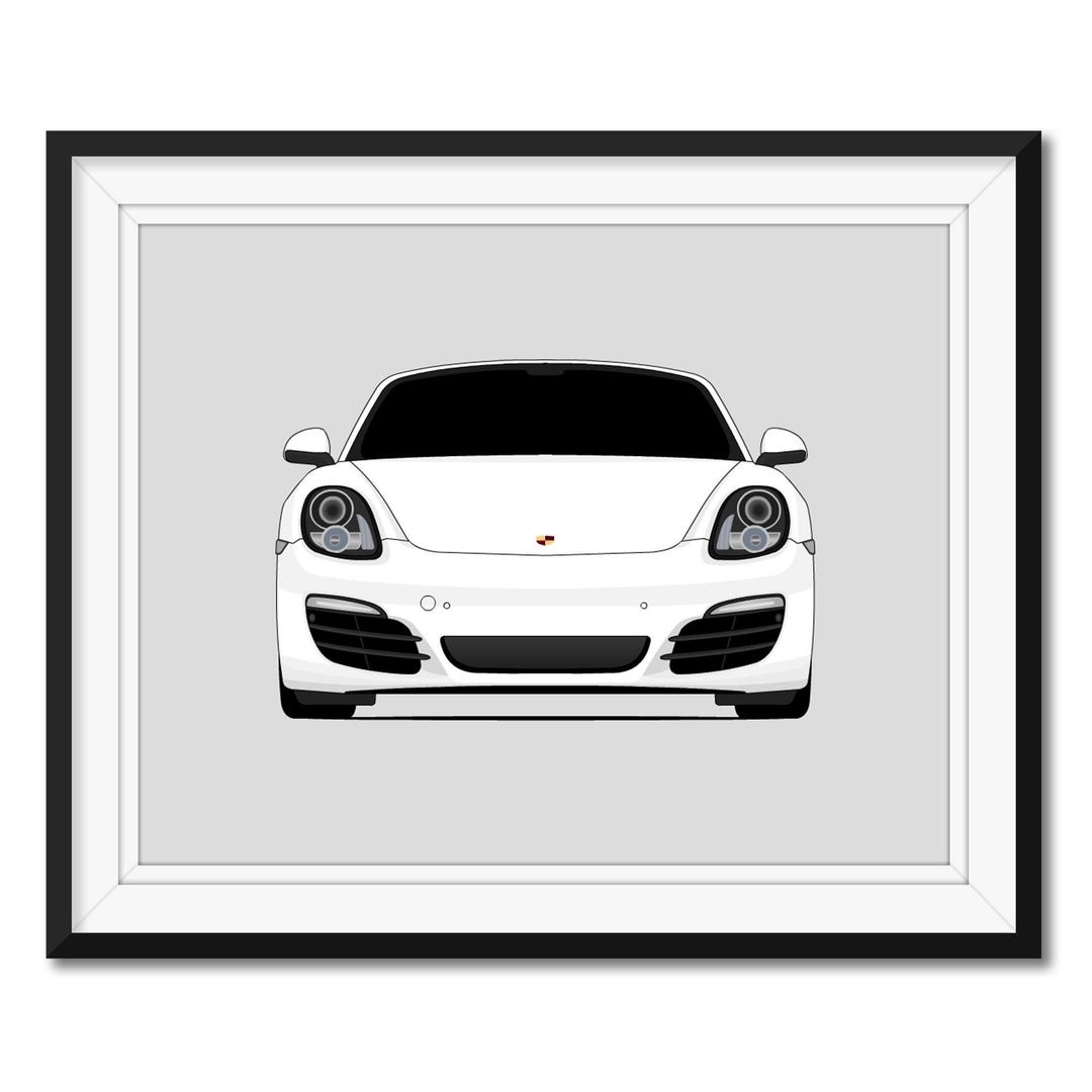 Porsche Boxster 981 (2012-2016) Inspired Car Poster Print Wall Art ...