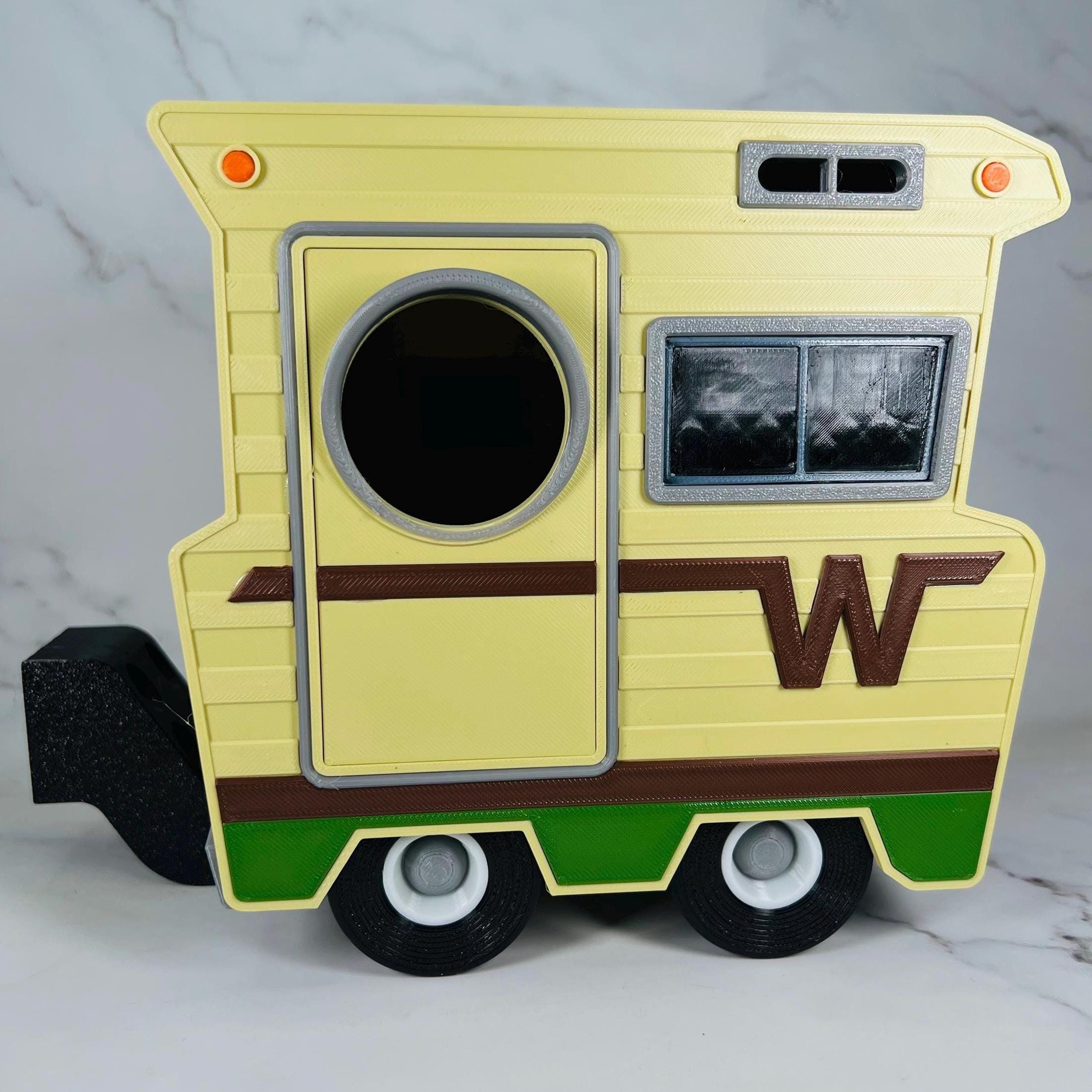 Vintage RV Birdhouse With Bracket 3D Print Garden Decor Outdoor ...