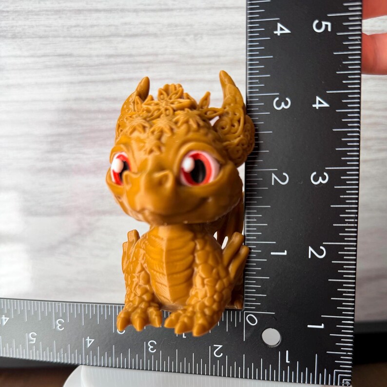 Anise Winter Spice Dragon | 3D Printed Cute Dragon Figurine | Fantasy ...