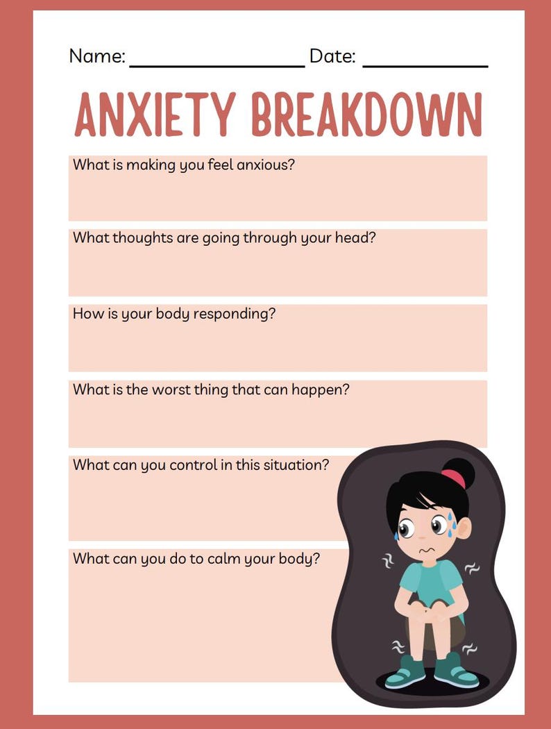 Anxiety Breakdown - Etsy