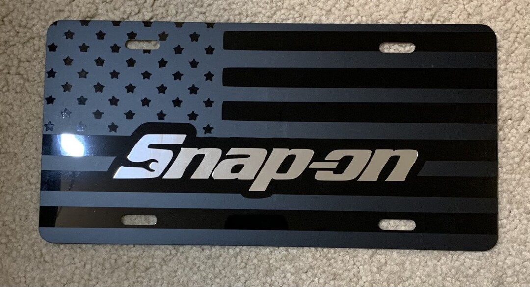 Snap-on© License Plate - Etsy