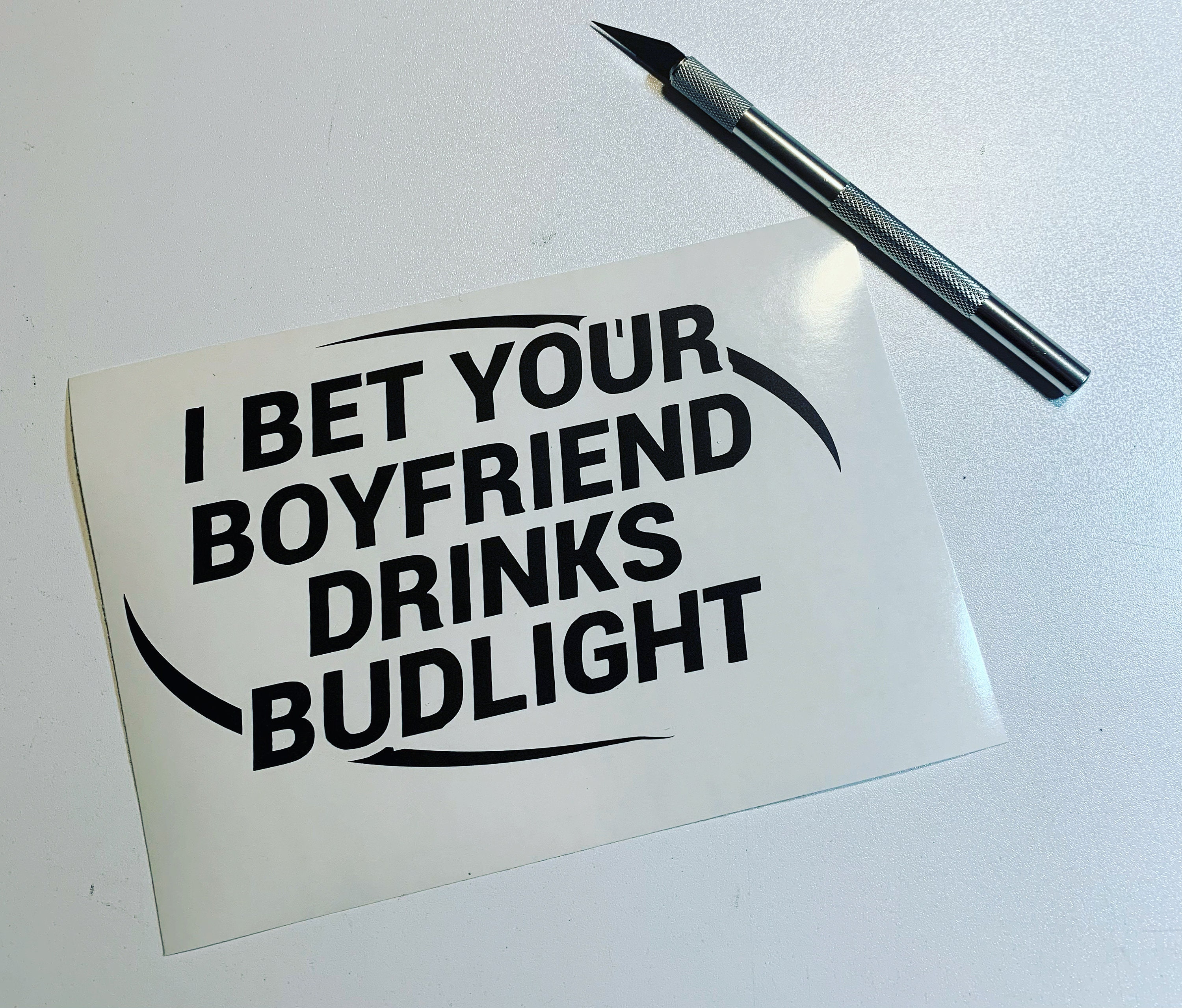 Bud Light Vinyl Decal - Etsy