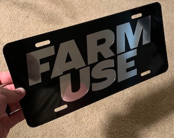 Red Tractor License Plate, License Plate Tractor, Farm Front License ...