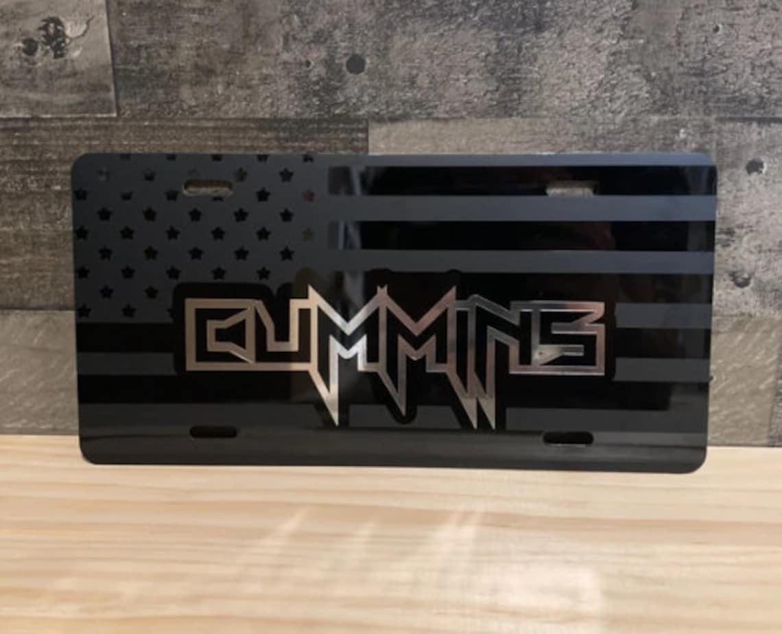 New Style Cummins© License Plate - Etsy