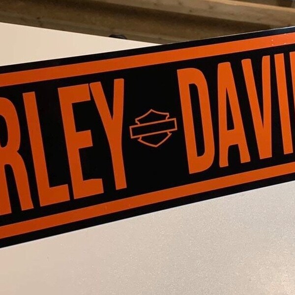Harley Davidson Street Sign - Etsy