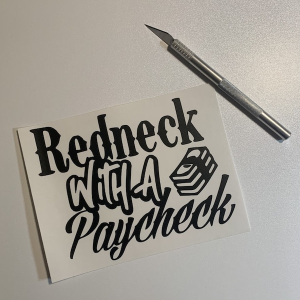 Redneck Decal - Etsy