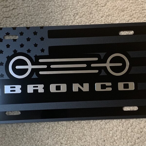 Bronco License Plate - Etsy
