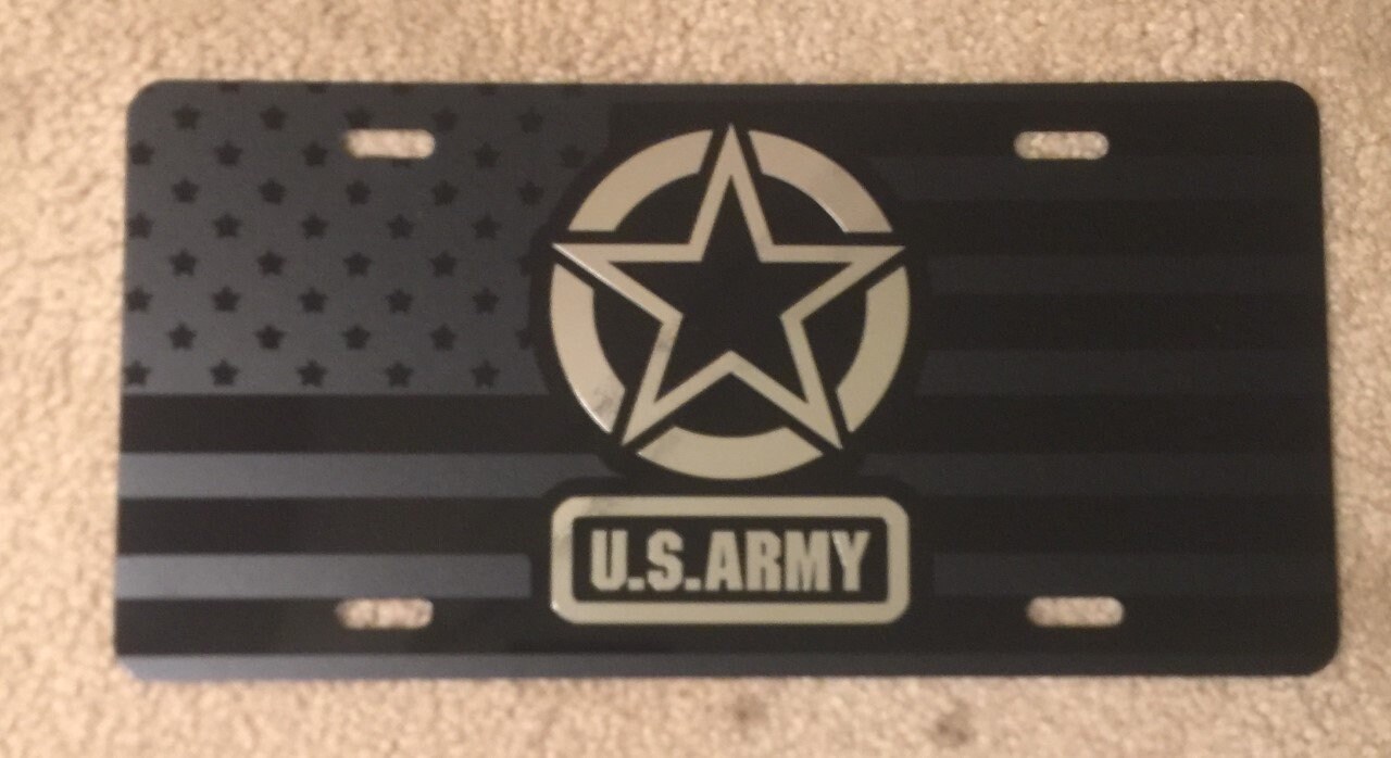 ARMY License Plate - Etsy