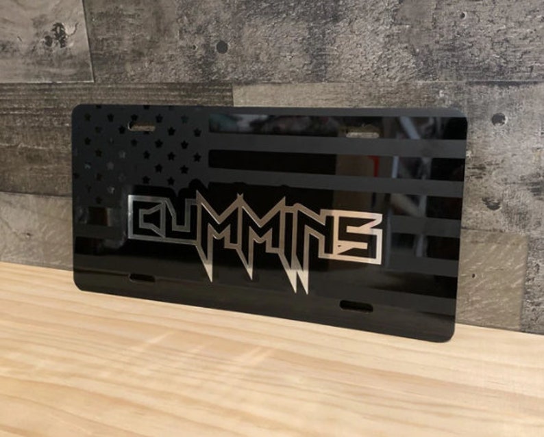 New Style Cummins© License Plate - Etsy