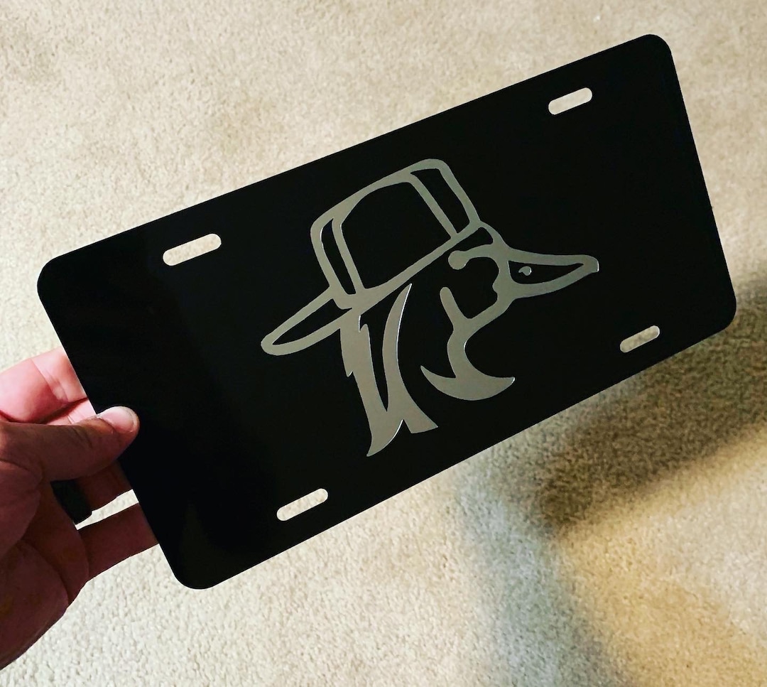Duck With Backwards Hat License Plate - Etsy