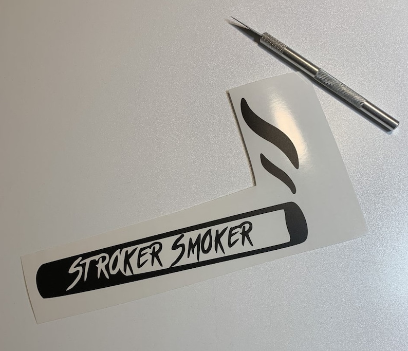 Stroker Smoker Vinyl Decal - Etsy