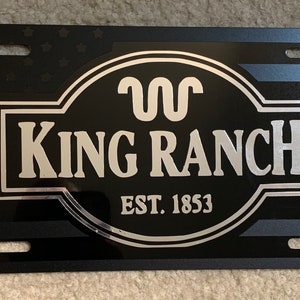 King Ranch© License Plate - Etsy