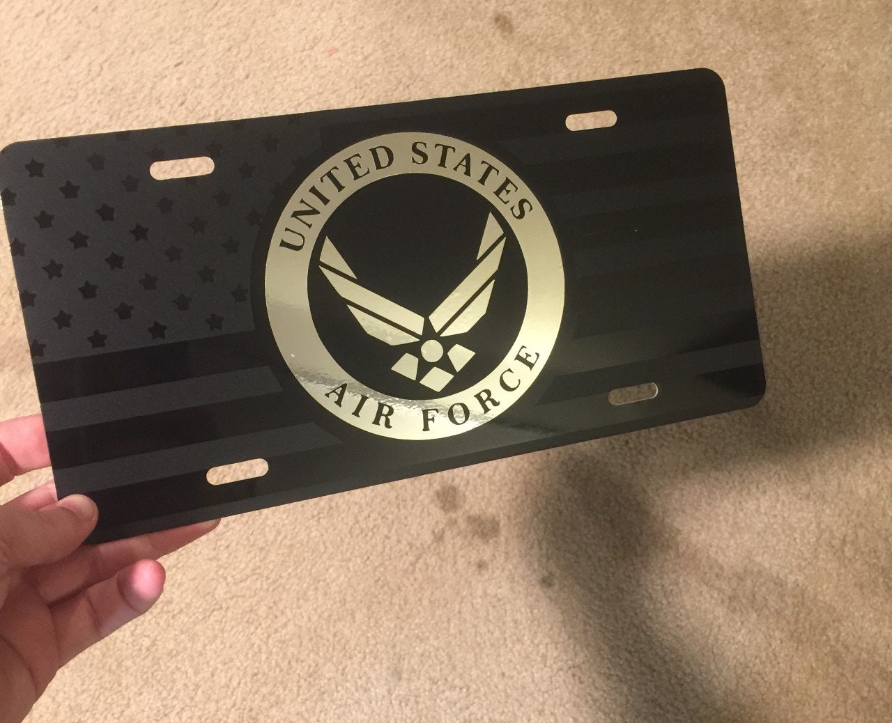 Air Force License Plate - Etsy