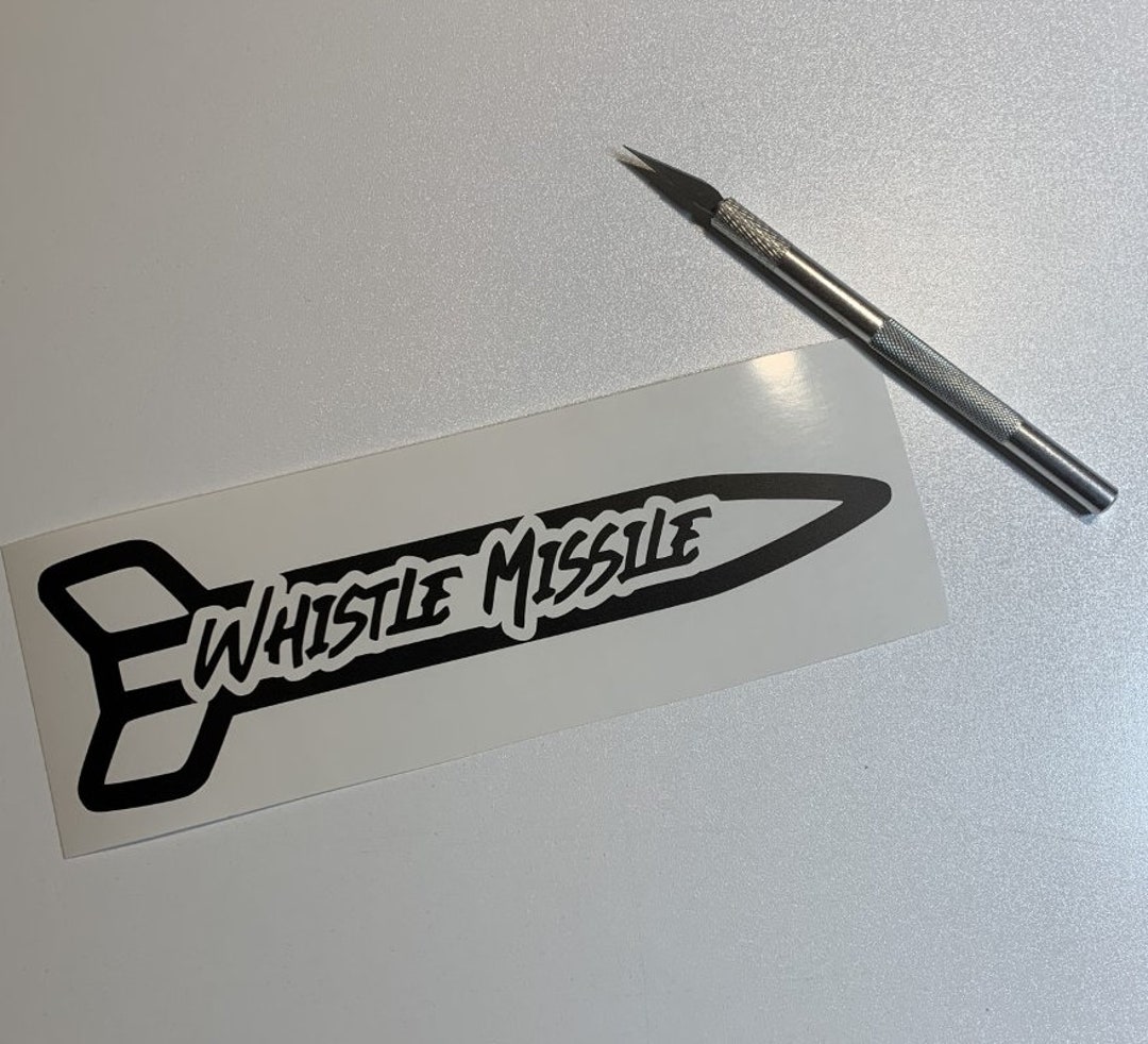 Whistle Missile Vinyl Decal - Etsy